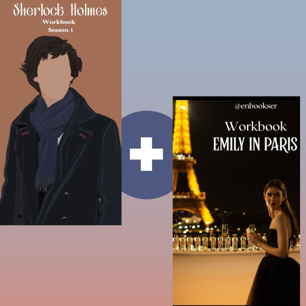 Sherlock Holmes Emily In Paris Package Movie Workbooks For